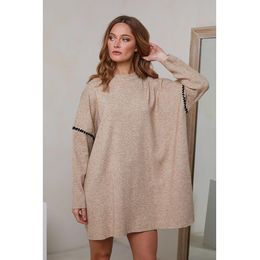 Joséfine Strickkleid in Beige - 81% | Größe S | Damen-kleider