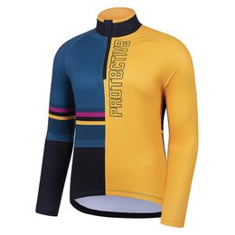 Protective Funktionsshirt "Wild Thing" in Blau/ Gelb - 67% | Gr&ouml;&szlig;e L | Herren-sportshirts