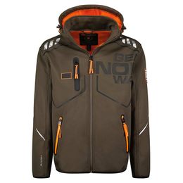 Geographical Norway Softshelljacke "Robin" in Khaki - 60% | Größe XL | Herren-outdoorjacken