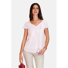 ASSUILI Bluse in Rosé - 71% | Größe 36 | Damen-blusen