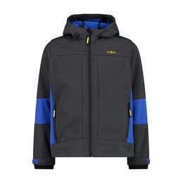 CMP Softshelljacke in Anthrazit/ Blau - 51% | Gr&ouml;&szlig;e 92 | Kinder-outdoor-jacken