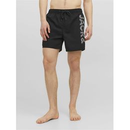 Jack & Jones Jack & Jones Badeshorts in Schwarz - 56% | Größe XL | Herren-bademode-sport