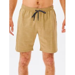 Rip Curl Badeshorts in Beige - 71% | Größe S | Herren-bademode-sport