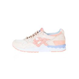 asics Leder-Laufschuhe in Creme/ Rosa/ Hellblau - 67% | Größe 45 | Herrenschuhe-outdoorschuhe