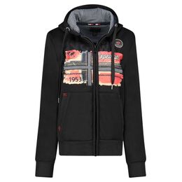 Geographical Norway Sweatjacke "Farlotte" in Schwarz - 69% | Größe S | Damen-sweatshirts-jacken