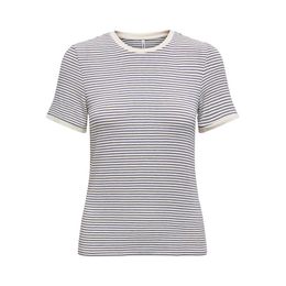 Only Shirt in Dunkelblau/ Weiß - 56% | Größe XS | Damen-tops