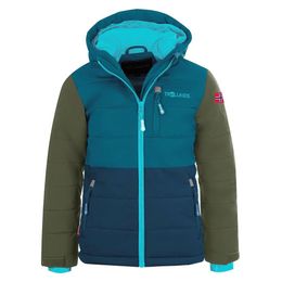 Trollkids Ski-/ Snowboardjacke "Hemsedal" in Dunkelblau/ Khaki - 43% | Größe 104 | Kinder-outdoor-jacken