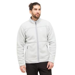 Hagl&ouml;fs Hagl&ouml;fs Fleecejacke "Mossa Pile" in Wei&szlig; - 60% | Gr&ouml;&szlig;e M | Herren-pullover-sport