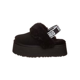 UGG Australia UGG Leder-Hausschuhe "Funkette" in Schwarz - 32% | Größe 37 | Damen-pantoletten