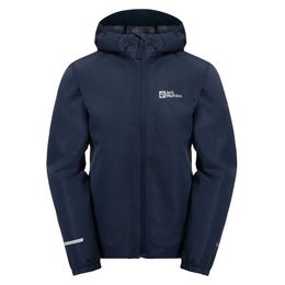 Jack Wolfskin Regenjacke "Flaze" in Dunkelblau - 44% | Größe 128 | Kinder-outdoor-jacken