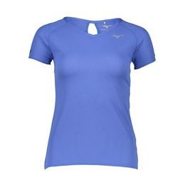 Mizuno Funktionsshirt "DryAeroflow" in Blau - 49% | Gr&ouml;&szlig;e XL | Damen-outdoor-tops-shirts