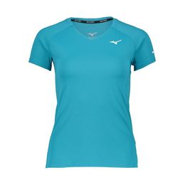 Mizuno Funktionsshirt "Alpha Sun Protect" in T&uuml;rkis - 66% | Gr&ouml;&szlig;e XL | Damen-outdoor-tops-shirts
