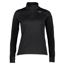 Mizuno Funktionslongsleeve "Vortex Warmalite" in Schwarz - 55% | Gr&ouml;&szlig;e L | Damen-outdoor-tops-shirts