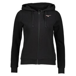 Mizuno Sweatjacke in Schwarz - 65% | Gr&ouml;&szlig;e M | Damen-sweatshirts-jacken