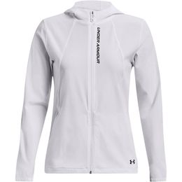 Under Armour Sportjacke 'OutRun' Damen Gr&ouml;&szlig;e M schwarz / wei&szlig;