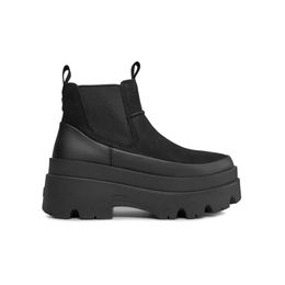 UGG Australia UGG Leder-Chelsea-Boots "Brisbane" in Schwarz - 27% | Größe 38 | Stiefeletten