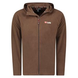 Canadian Peak Fleecejacke "Tugoodeak" in Braun - 53% | Größe L | Herren-pullover-sport