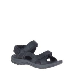 Merrell Leder-Trekkingsandalen "Sandspur 2" in Schwarz - 49% | Größe 44 | Herrenschuhe-outdoorschuhe