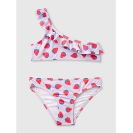 Benetton Bikini in Flieder/ Rot - 67% | Größe 160 | Kinder-bademode