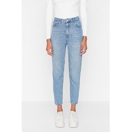 Trendyol Jeans - Mom fit - in Hellblau - 36% | Größe 38 | Damenjeans