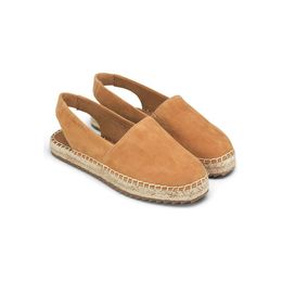 Marc O'Polo Marc O ́Polo Leder-Espadrilles in Hellbraun - 41% | Größe 38 | Damen-schuhe-halbschuhe