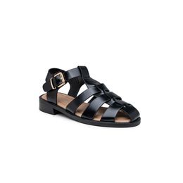 Foreverfolie Halbsandalen in Schwarz - 68% | Gr&ouml;&szlig;e 39 | Damen-sandalen
