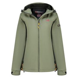 Canadian Peak Softshelljacke "Tamigoglasseak" in Gr&uuml;n - 74% | Gr&ouml;&szlig;e XXL | Damen-outdoorjacken