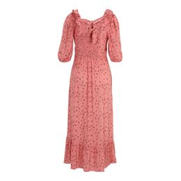Dorothy Perkins Tall Kleid Damen Gr&ouml;&szlig;e 38 gr&uuml;n / pink / dunkelrot Winterkleid
