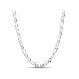 Tony Fein Necklace 'Figaro' male Silver size 60 cm