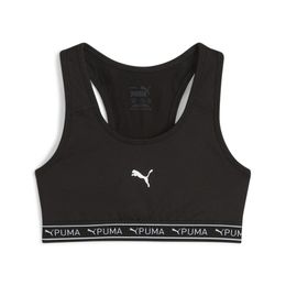 Puma Sport-BH 'Strong' Mädchen Größe 140 schwarz / weiß