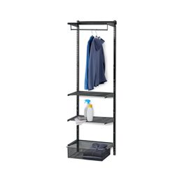 Tchibo - Wand-Regalsystem - 61x40,5x192,5cm - schwarz - Metall