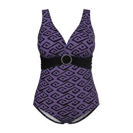 Ulla Popken Swimsuit female Purple size 46-48