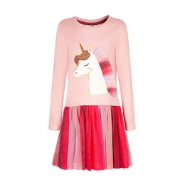 happy girls Dress girl Pink size 110