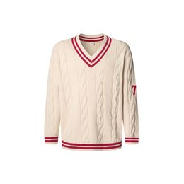 Pepe Jeans Pullover 'Pace' Herren Größe XL rot / offwhite
