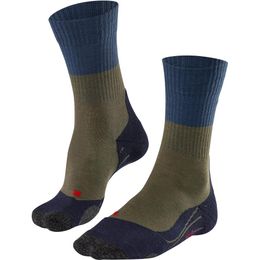 Falke Sportsocken 'TK 2' Herren Gr&ouml;&szlig;e 39/41 navy / khaki / schwarz