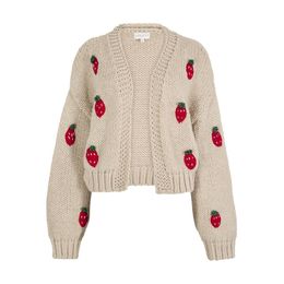 Apricot Chunky Knit Cardigan ' ' Damen Gr&ouml;&szlig;e M stone