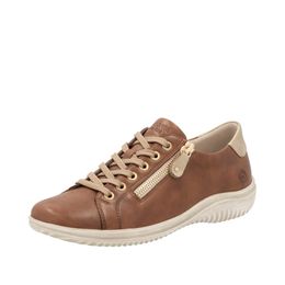 Remonte Sportlicher Schn&uuml;rschuh 'D1E03' Damen Gr&ouml;&szlig;e 41 beige / braun