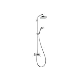 Hansgrohe Showerpipe Croma 220 mit Einhebelmischer, 1jet, chrom (27222000)
