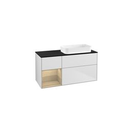 Villeroy & Boch V&B Waschtischunterschrank Wandbeleuchtung Finion 120x60 cm, Reg li Oa ven, wh. m lacquer ; Villeroy & Boch (G682PCMT)