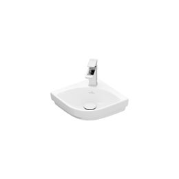 Villeroy & Boch V&B Eck-Handwaschbecken Subway 3.0 32cm Schenkell., eck., m HL/o &Uuml;L, we C+ ; Villeroy & Boch (437146R1)