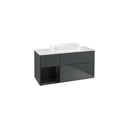 Villeroy & Boch V&B Waschtischunterschrank Finion 120x60 cm, Rg li bla m Lac, md bl. m Lac ; Villeroy & Boch (F701PDHG)