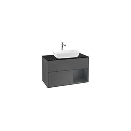 Villeroy & Boch V&B Waschtischunterschrank Wandbeleuchtung Finion 100, Pl bla m, Reg md m Lac, Anthrac. m ; Villeroy & Boch (G782HGGK)