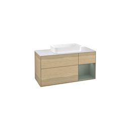 Villeroy & Boch V&B Waschtischunterschrank Wandbeleuchtung Finion 120cm, Pl w m, Reg re Oli. m Lac, Oa ven ; Villeroy & Boch (G301GMPC)