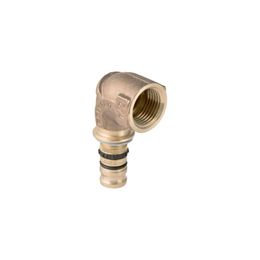Geberit &Uuml;bergangsbogen Mepla d= 20mmxRp 1/2, 90Grad, mit IG, Rotguss (602256005)
