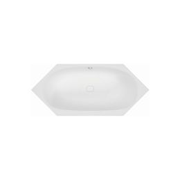 Hoesch 6-Eck-Badewanne iSENSI 205x105cm, wei&szlig; (3861.010)