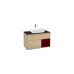 Villeroy & Boch V&B Waschtischunterschrank Finion 100, Pl bla m, Reg Peo m Lac, Oa ven ; Villeroy & Boch (F782HBPC)