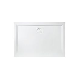 Hoesch Mineralguss-Duschwanne Muna 80x70x3cm, wei&szlig;, Solique (4163xA.010)
