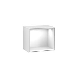 Villeroy & Boch V&B Regalmodul Wandbeleuchtung Finion 41,8x35,6x27cm, Reg glo wh., glo wh. Lac ; Villeroy & Boch (G580GFGF)