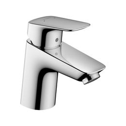 Hansgrohe Waschtisch-Einhebelmischer 70 Logis mit Zugstangen-Ablaufgarnitur, chrom (71070000)
