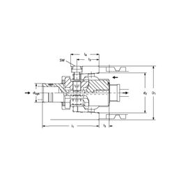 R&ouml;hm R&Ouml;HM Einbauspannsatz DIN69893-HSK-C40 (812617)
